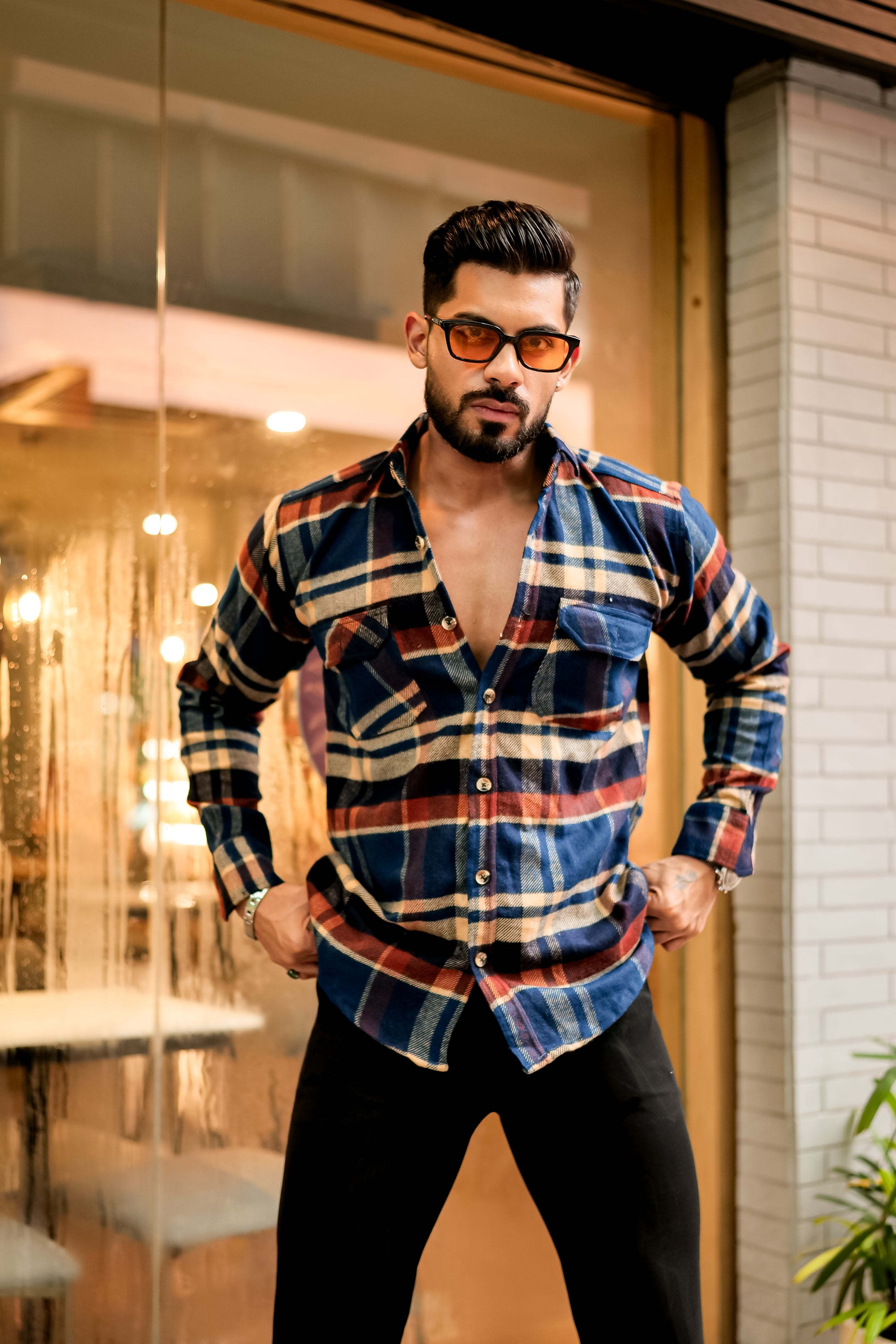 Premium Semi-Winter Checkered Shirt – Trrendo